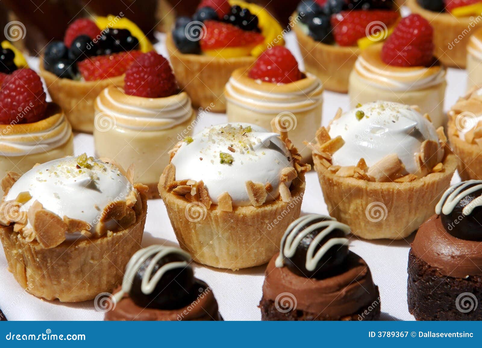 Dessert Tray assorted stock image. Image of bakery, eating - 3789367