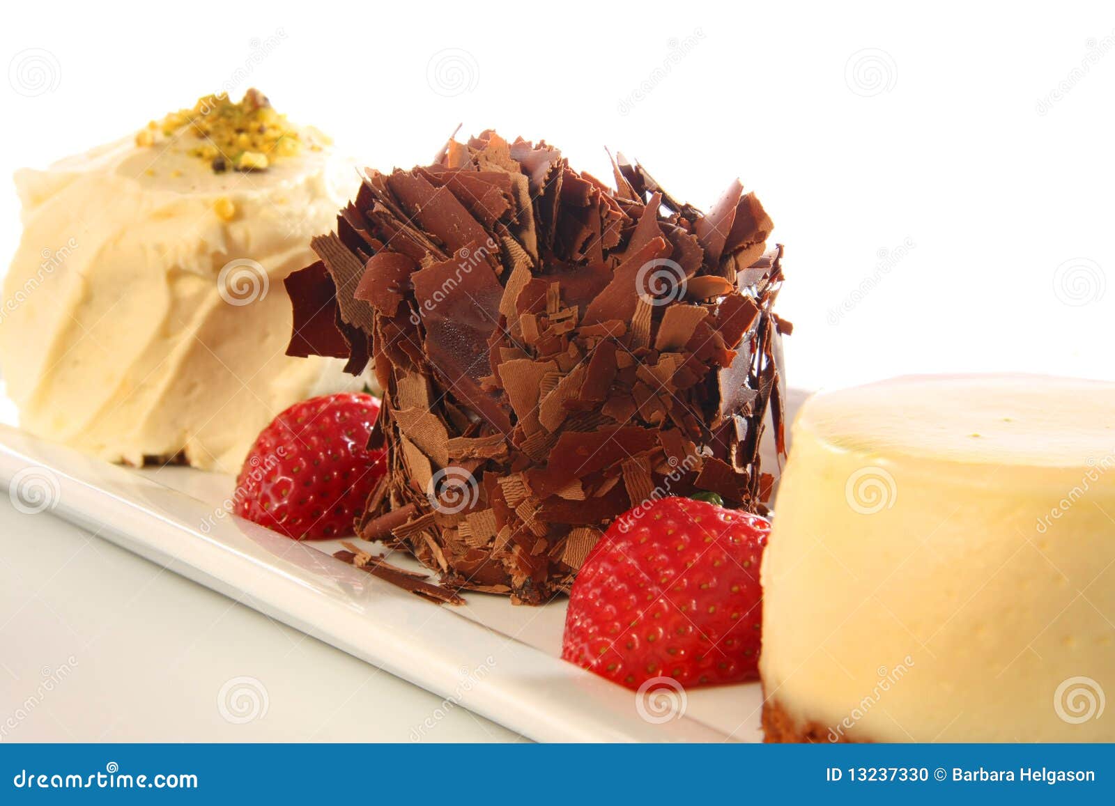 Dessert trio stock photo. Image of delicious, shaving - 13237330