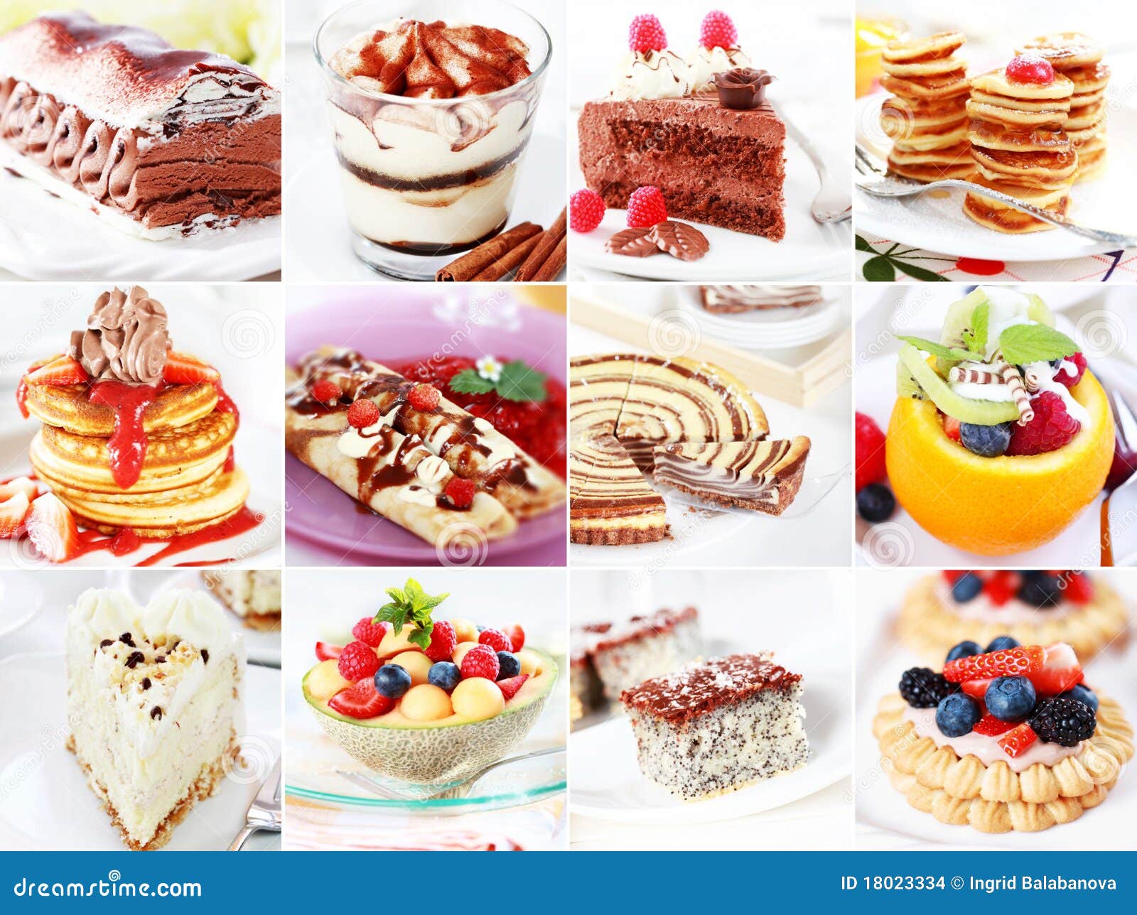 Desserts stock photo. Image of collection, dinner, cuisine - 18023334