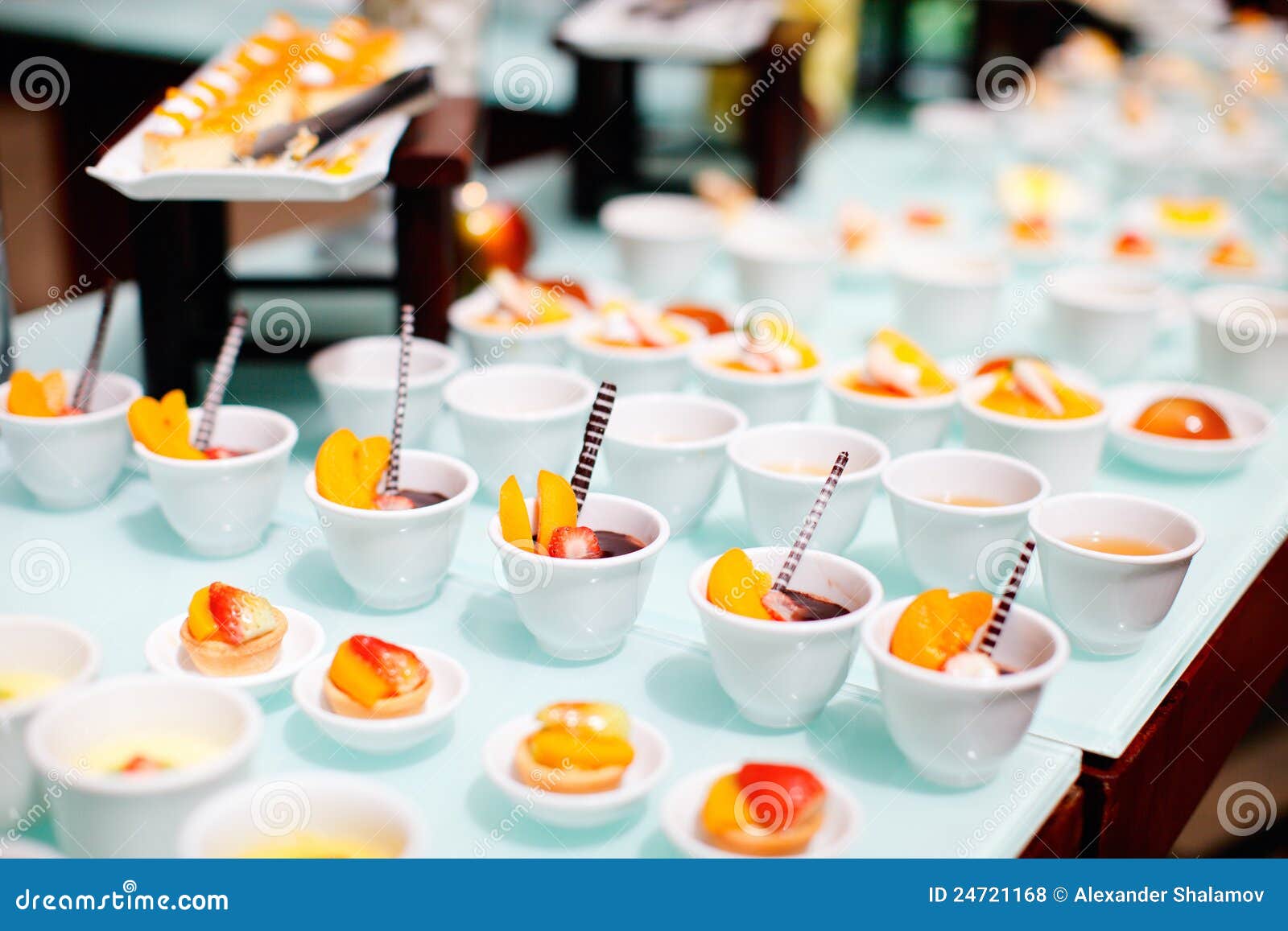 Desserts at Restaurant Buffet Stock Photo - Image of variety, buffet ...