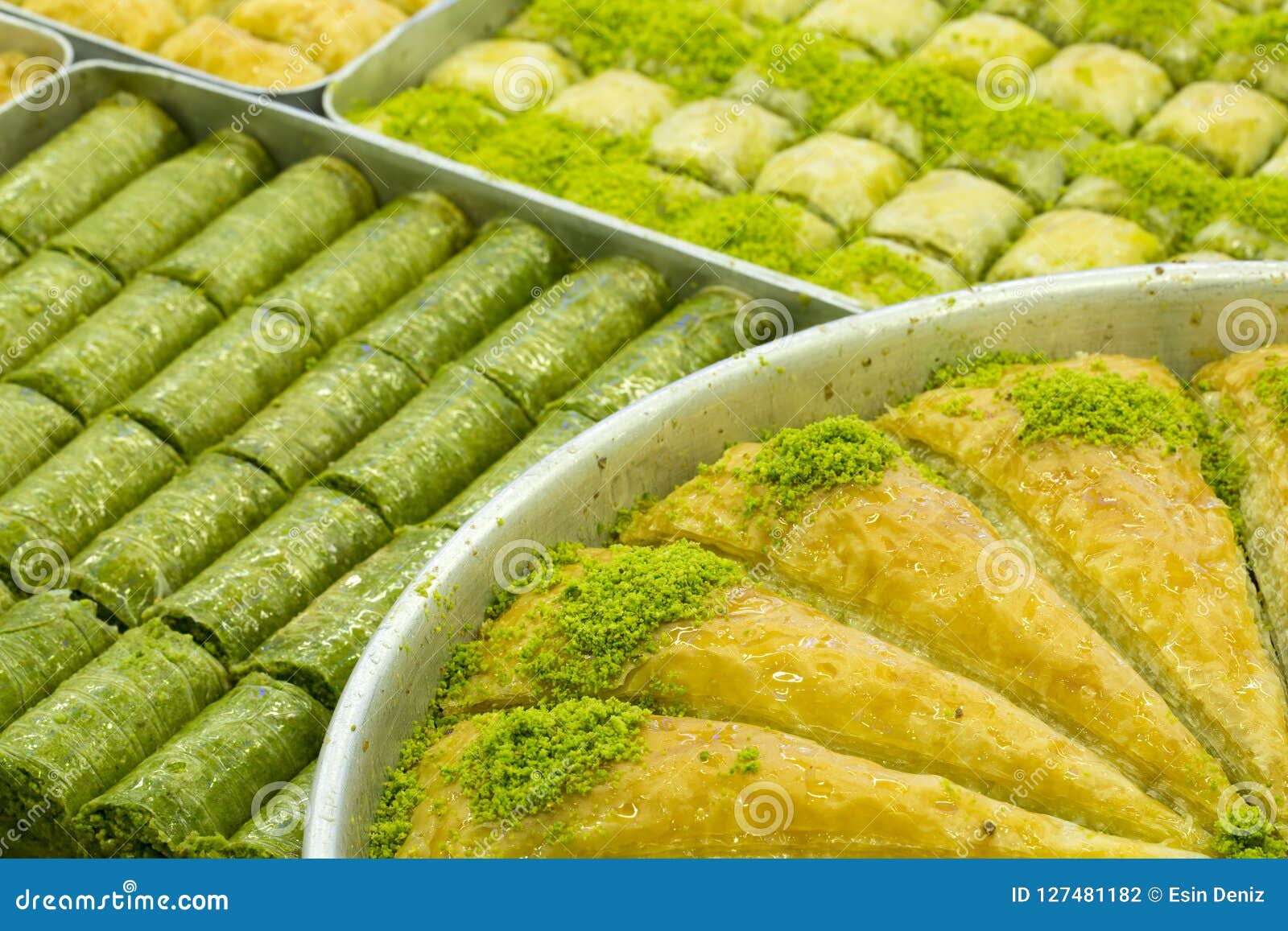Desserts Turcs Traditionnels ; Baklava Photo stock - Image du turc ...