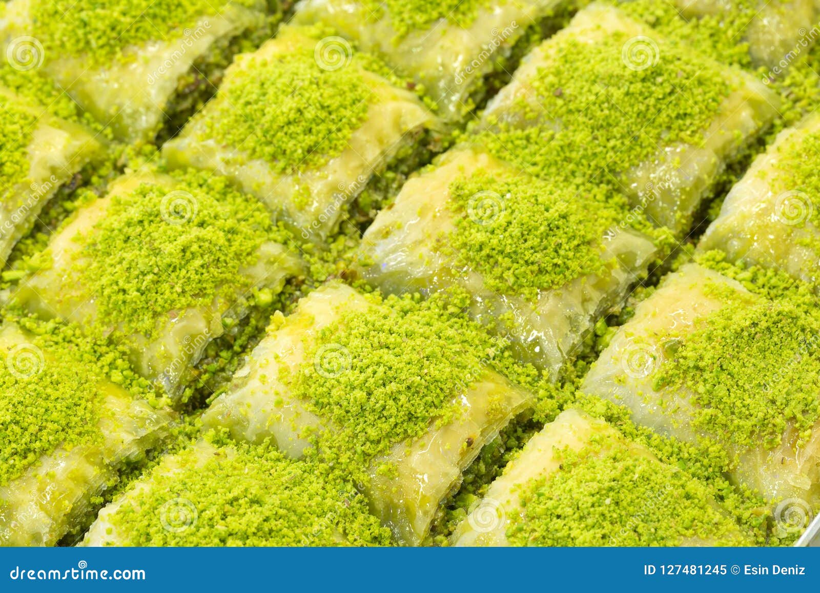 Desserts Turcs Traditionnels ; Baklava Image stock - Image du ...