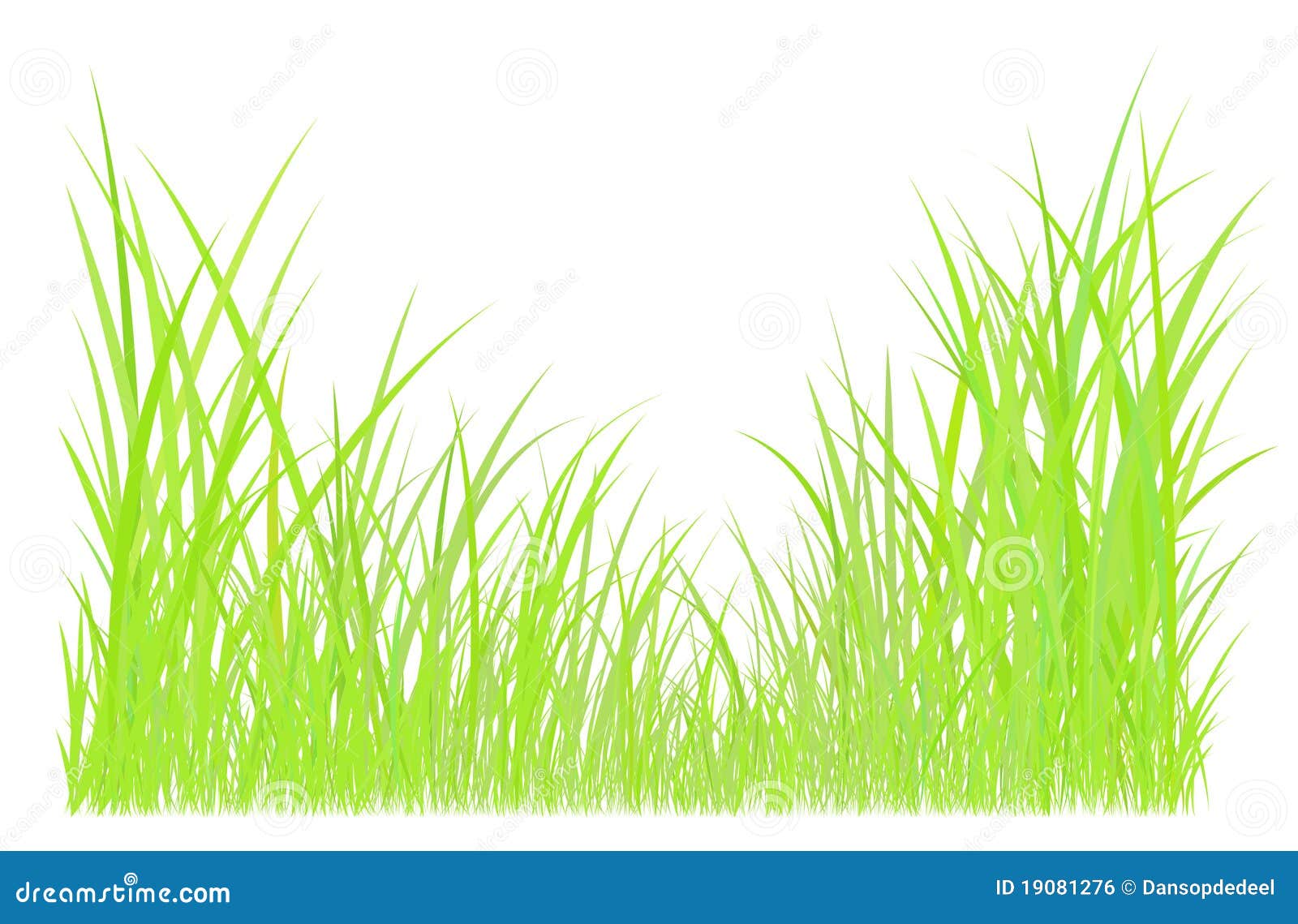 Dessin d'herbe verte illustration de vecteur. Illustration du nature ...