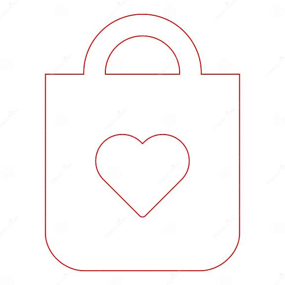 Dessin d'objet rouge illustration stock. Illustration du mauvais ...