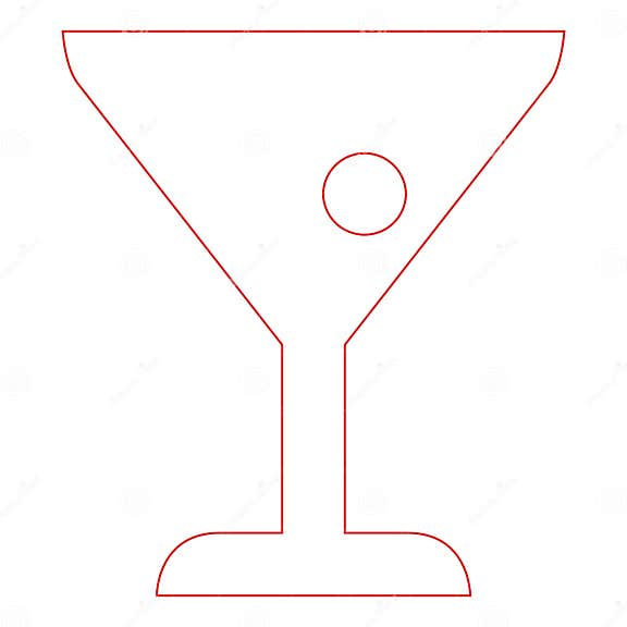 Dessin d'objet rouge illustration stock. Illustration du formes - 253042330