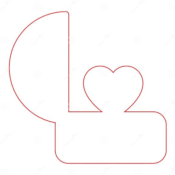 Dessin d'objet rouge illustration stock. Illustration du illustrations ...