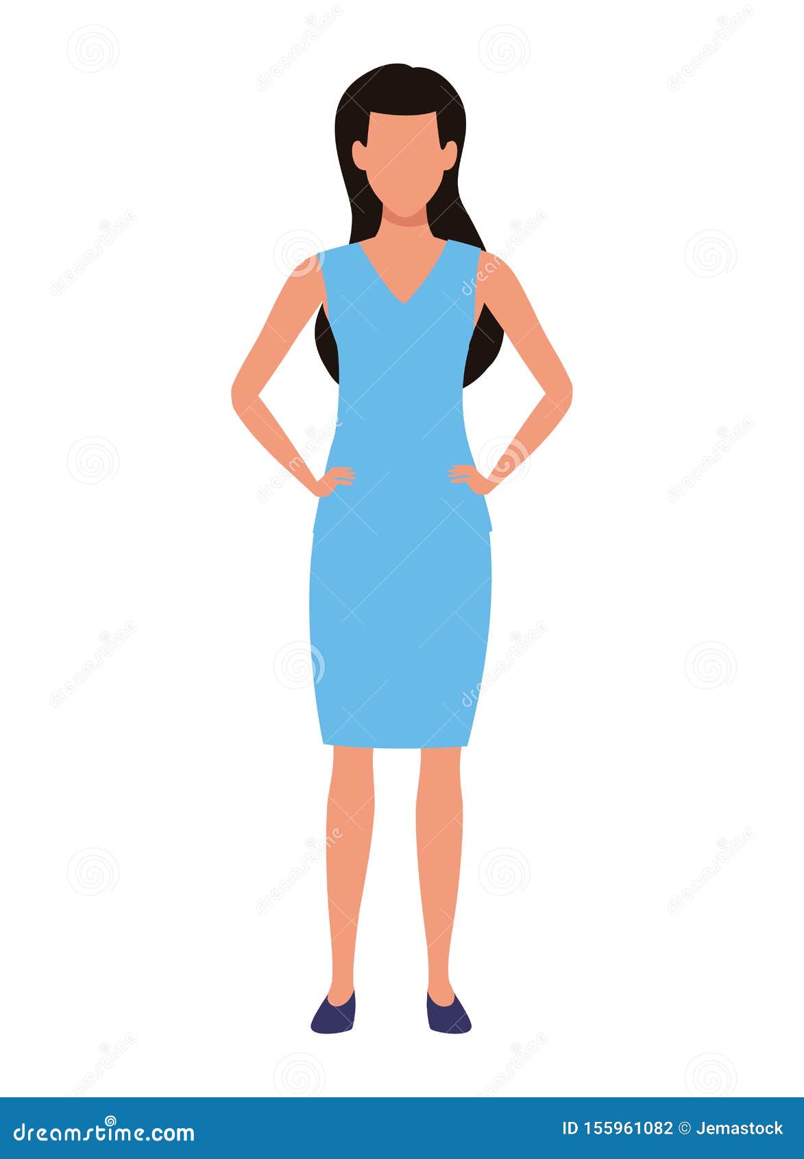 Dessin D'une Femme D'affaires, Avatar, Sans Visage Illustration de ... Dessin D'une Femme D'affaires, Avatar, Sans Visage Illustration de ...