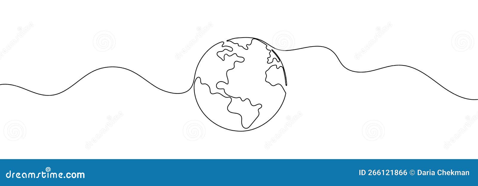 Dessin D'une Ligne. Ligne Continue. Illustration de Vecteur ...