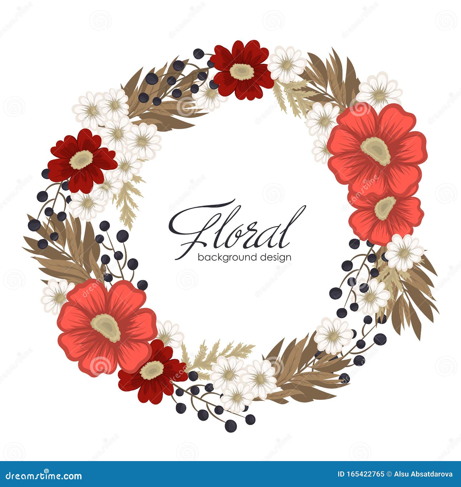 Dessin De Cercle De Fleurs