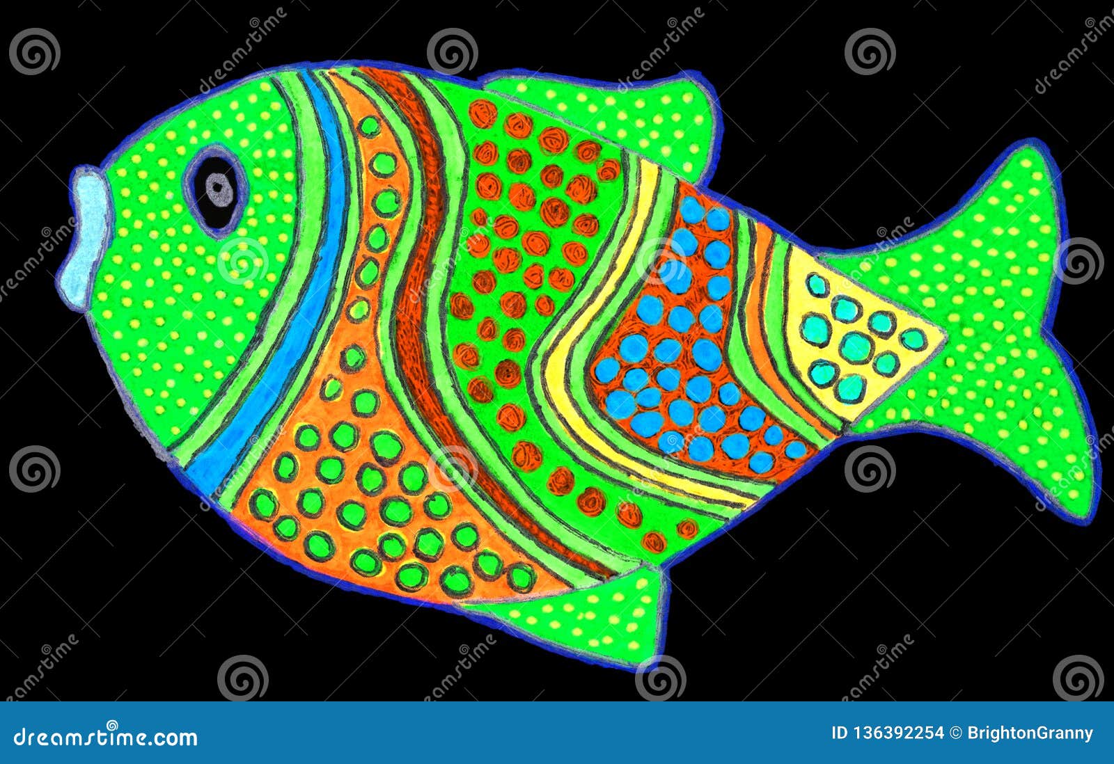 11 Dessin De Croquis D Un Poisson Photos libres de droits et gratuites ...