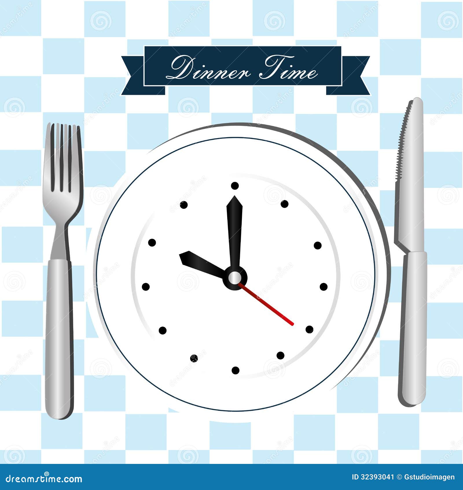 Dessin de temps illustration de vecteur. Illustration du couteau - 32393041