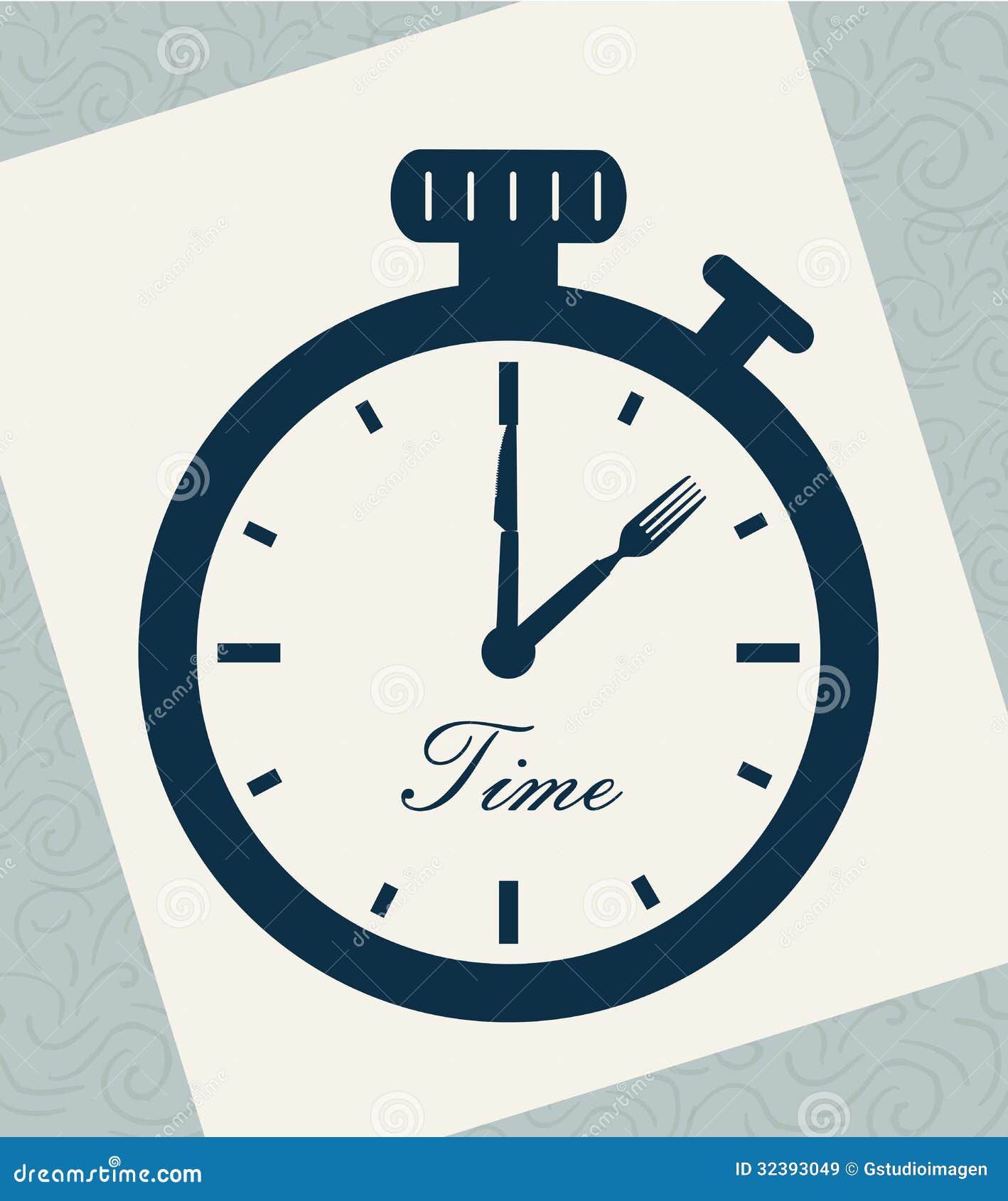 Dessin de temps illustration de vecteur. Illustration du mesure - 32393049