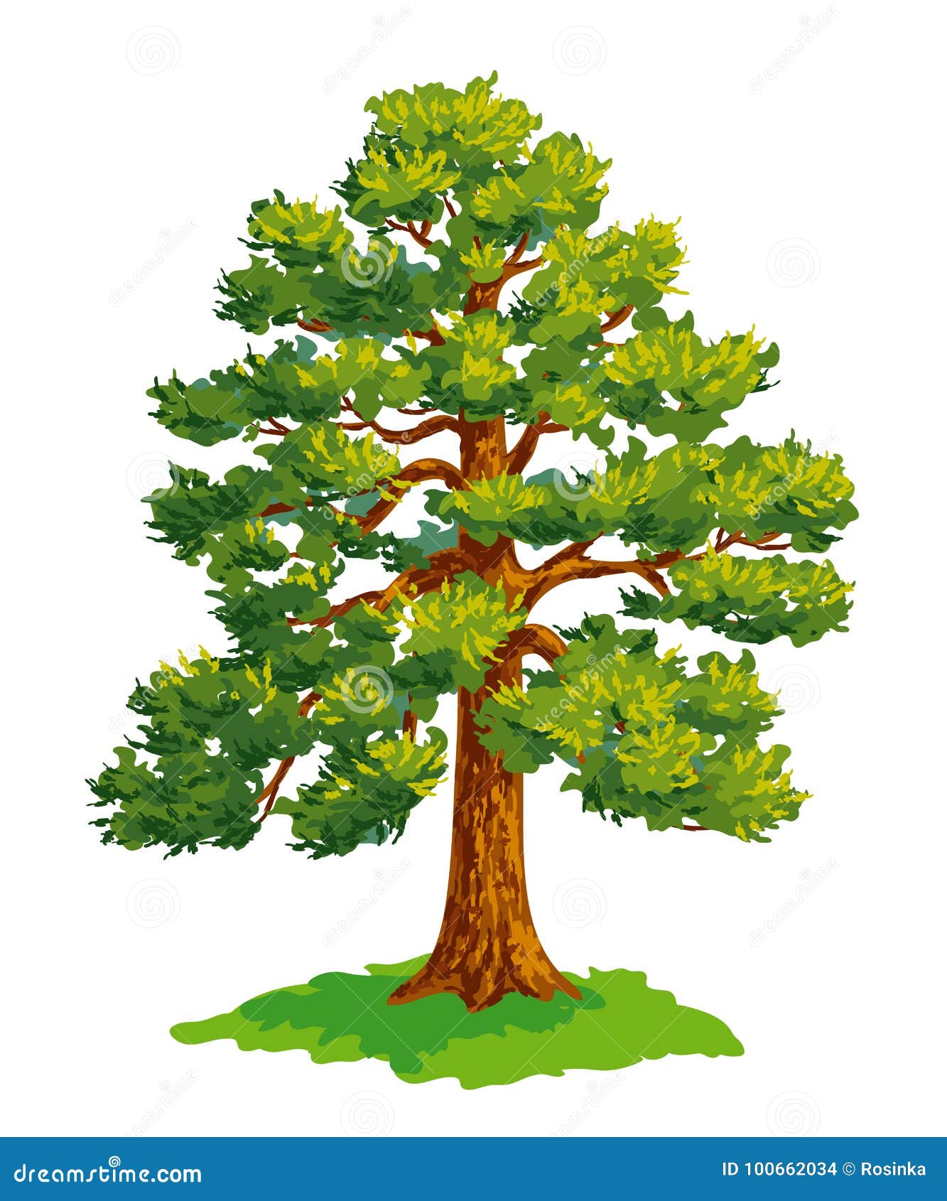 Dessin de vecteur de pin illustration de vecteur. Illustration du ...