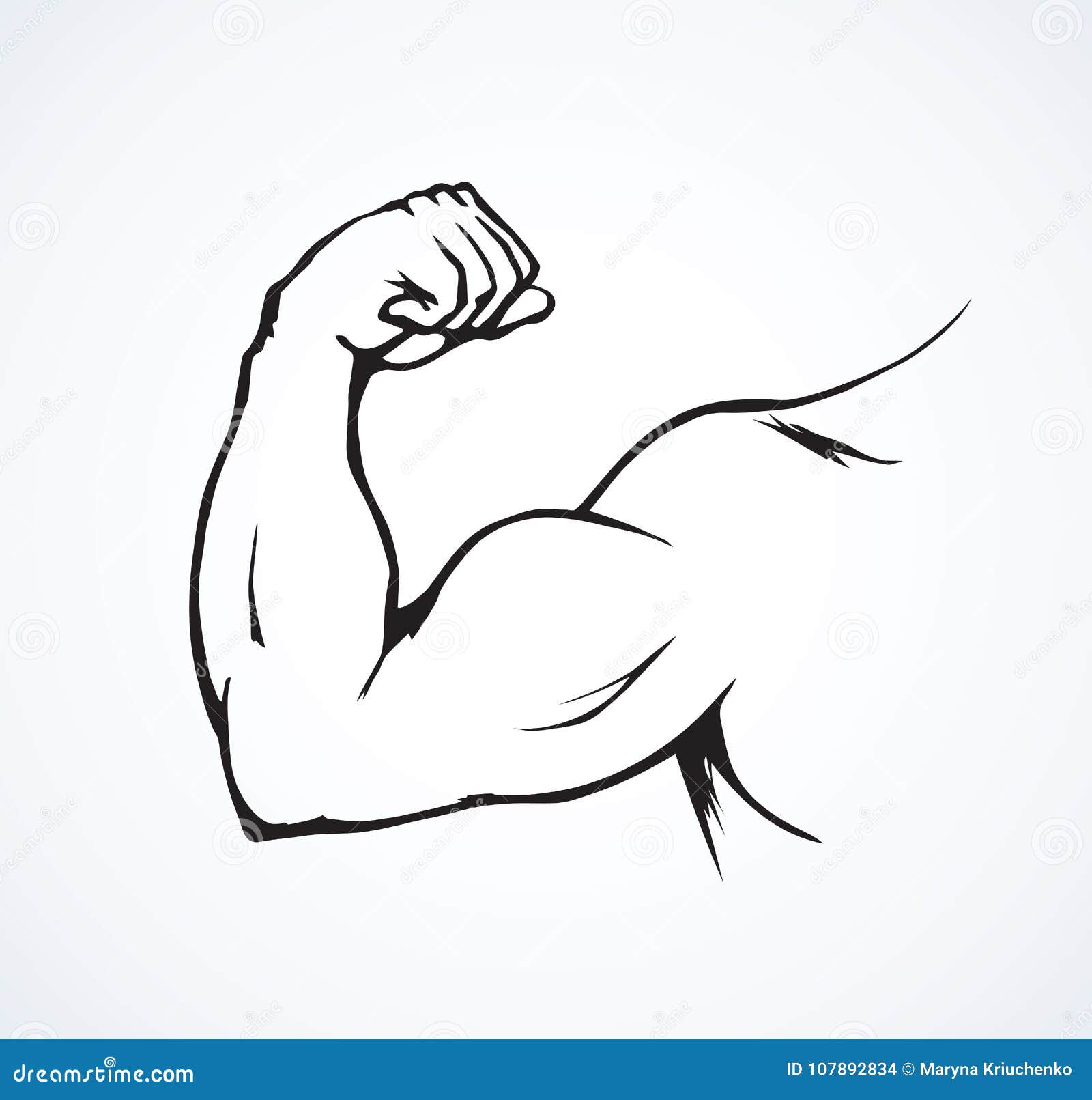 Dessin de vecteur de poing illustration de vecteur. Illustration du ...