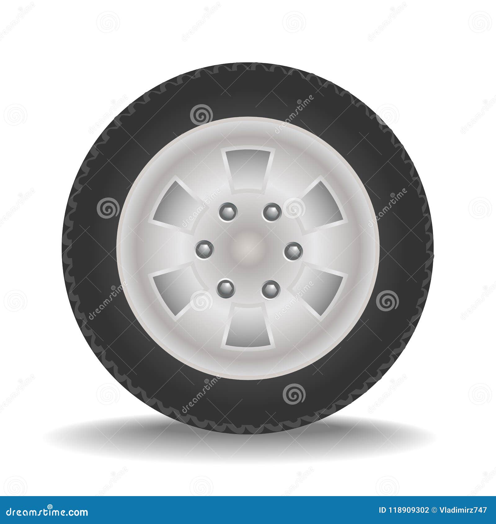 Dessin De Vecteur De Roue De Voiture Illustration de Vecteur ...