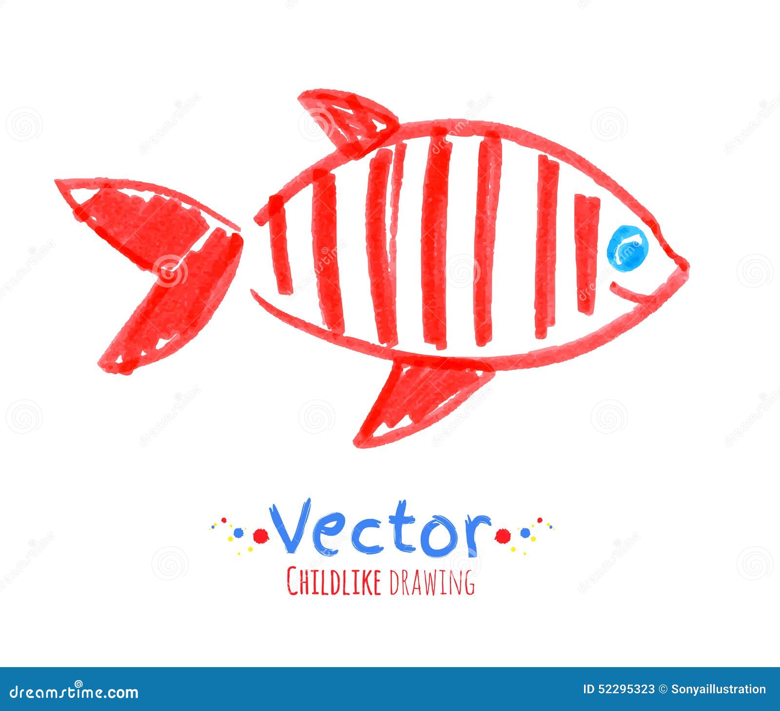 Dessin Enfantin De Stylo De Feutre Des Poissons Illustration de Vecteur ... Dessin Enfantin De Stylo De Feutre Des Poissons Illustration de Vecteur ...