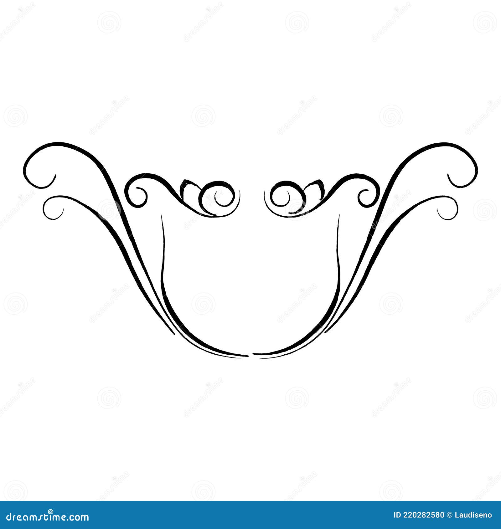 Dessin Isolé Art Arabesque Arabe Illustration de Vecteur - Illustration ...