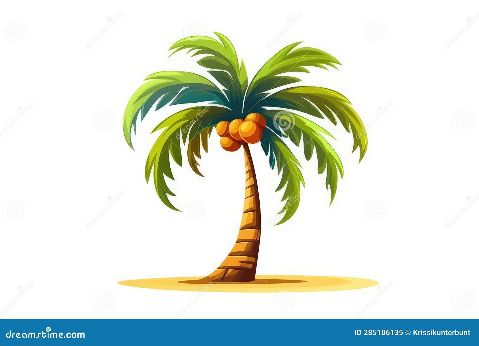 Dessin simple de palmier illustration stock. Illustration of retrait ...