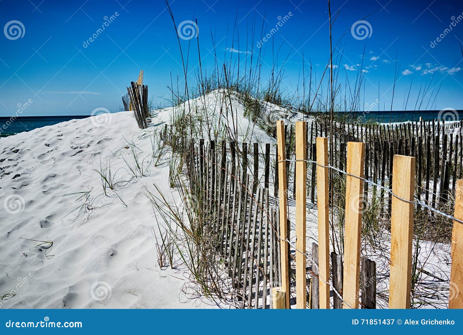 Destin, Florida Beach At Sunset With Radiating Cirrus Clouds. Royalty ...