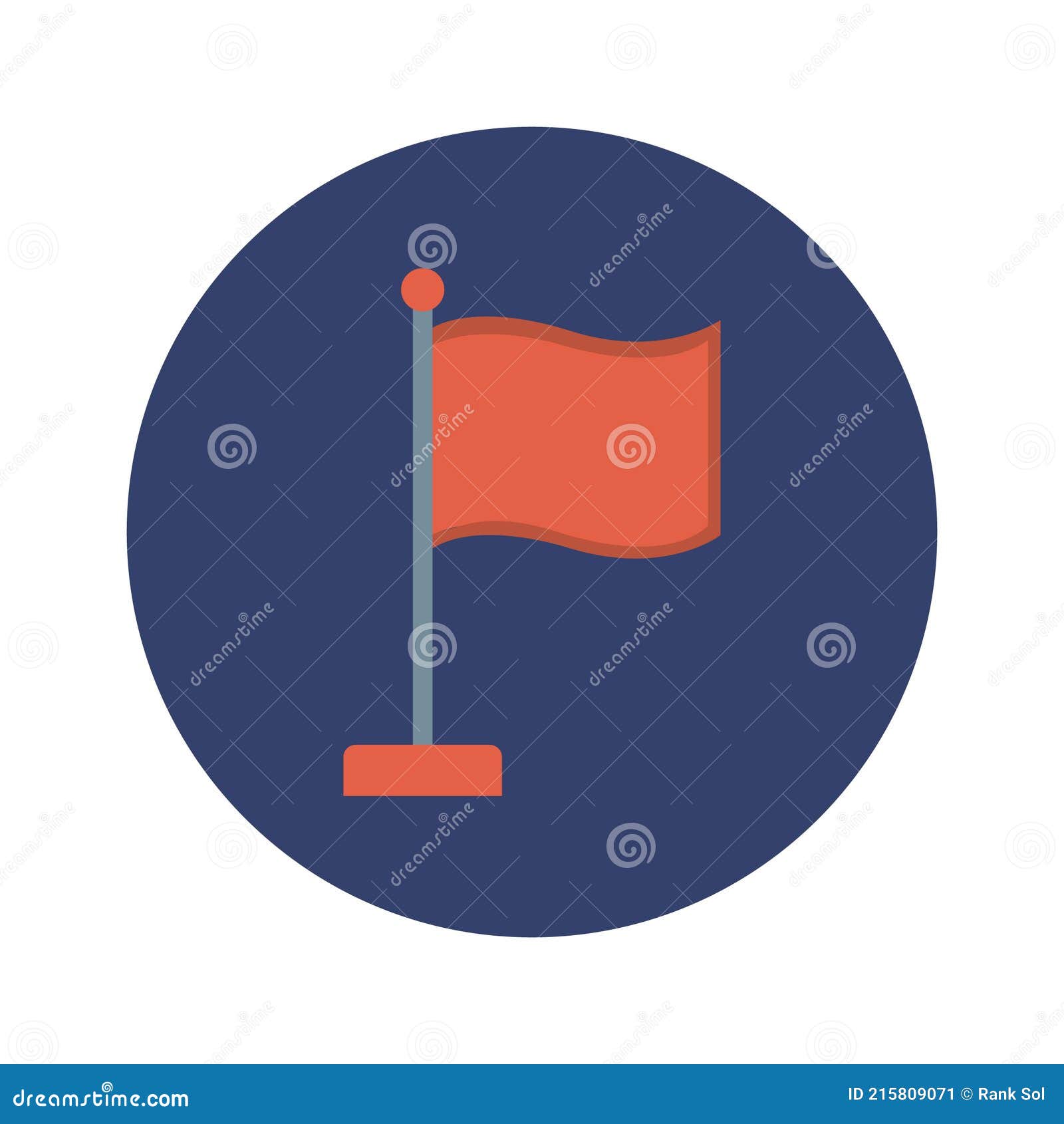 Destination Color Vector Icon Which Can Easily Modify or Edit Stock ...