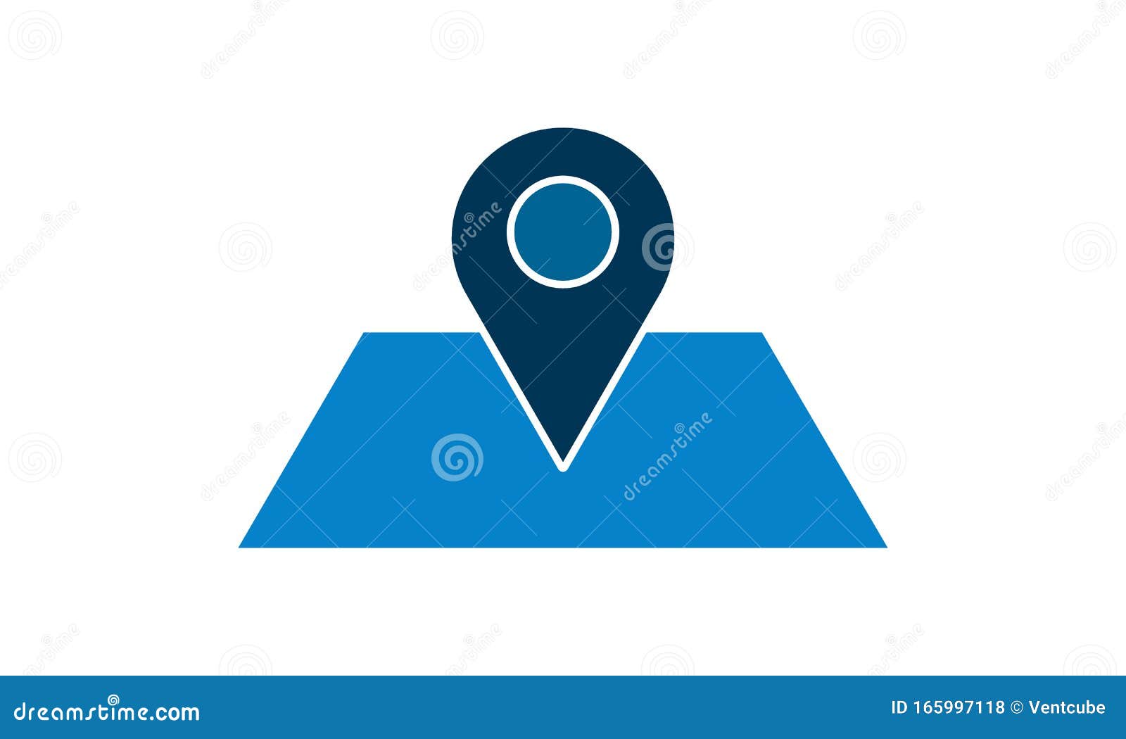 Destination Icon Flat Style Graphical Symbol. Stock Vector ...