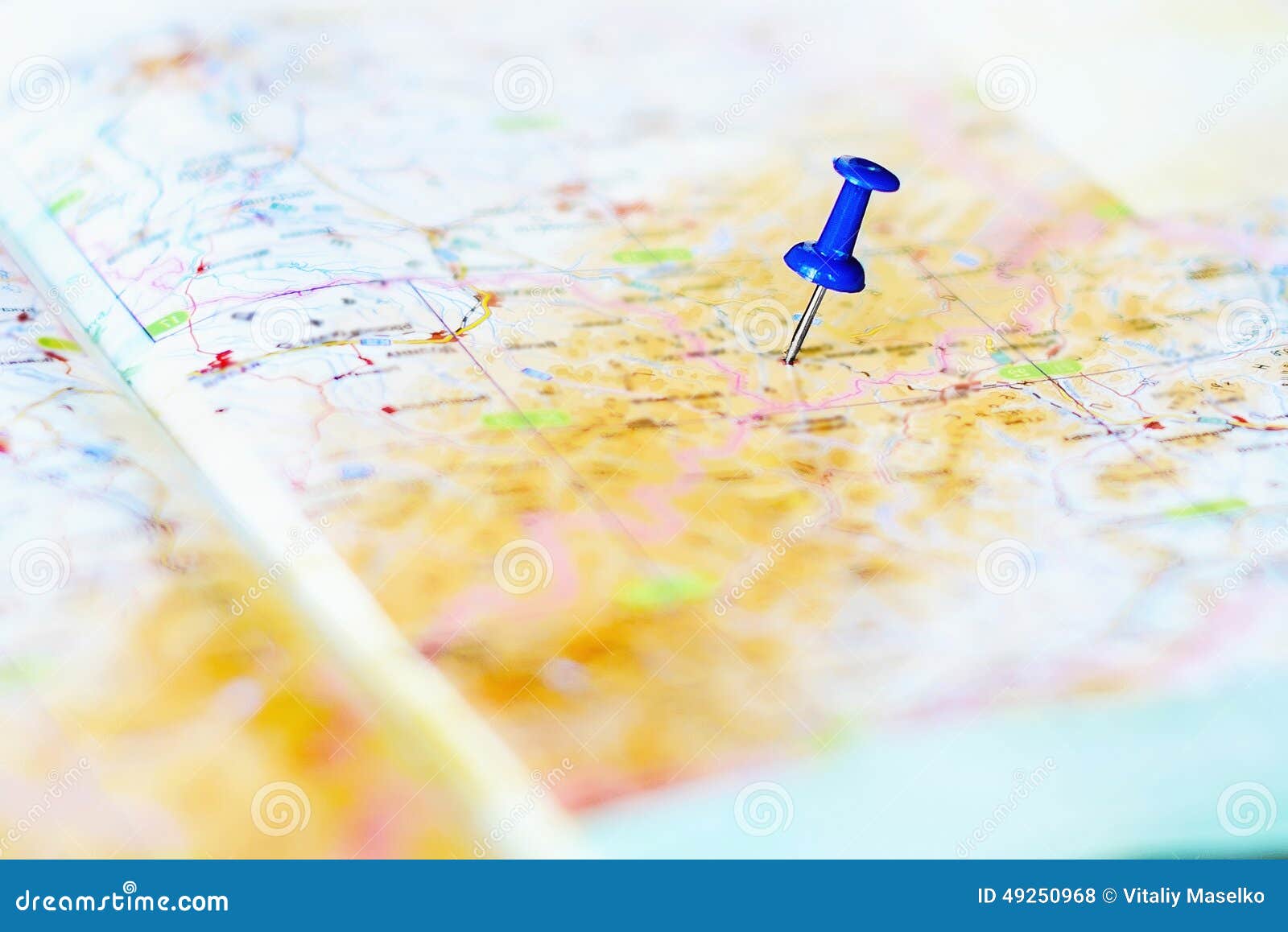 Destination on the map stock photo. Image of locations - 49250968