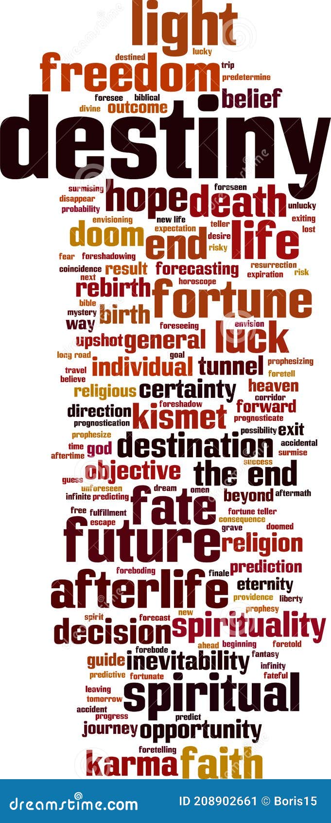 Destiny Word On White Royalty-Free Stock Photography | CartoonDealer ...