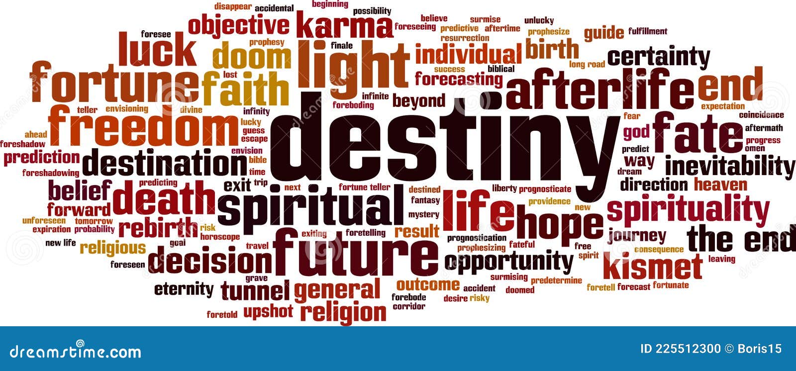 Destiny Word On White Royalty-Free Stock Photography | CartoonDealer ...