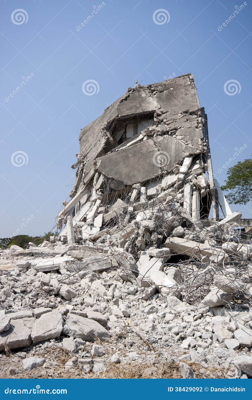 Destroy building stock photo. Image of storm, house, collapse - 38429092