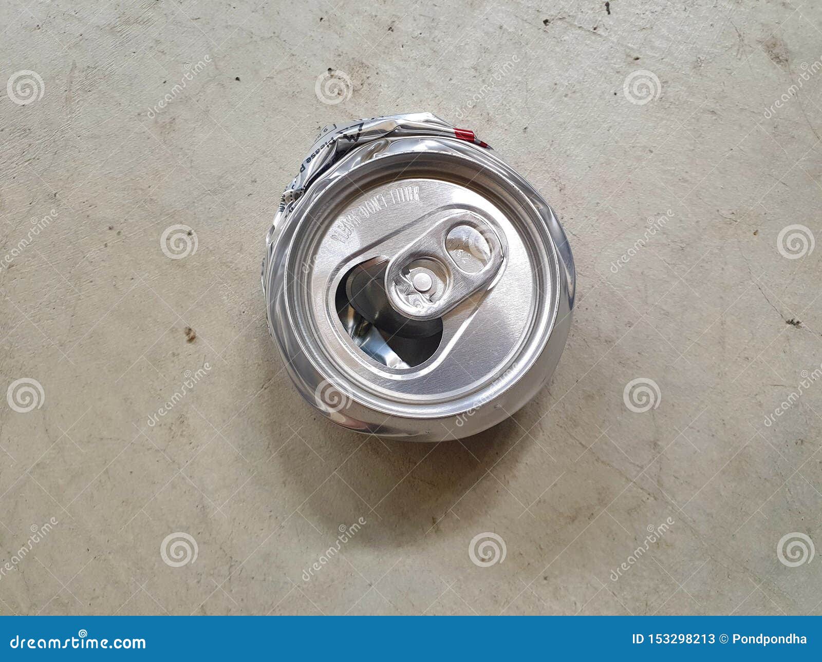 Destroy Can for Reduce Space To Put in Garbage 11 Stock Image - Image ...