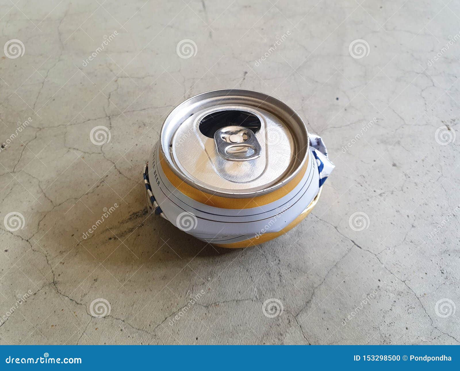 Destroy Can for Reduce Space To Put in Garbage 07 Stock Photo - Image ...