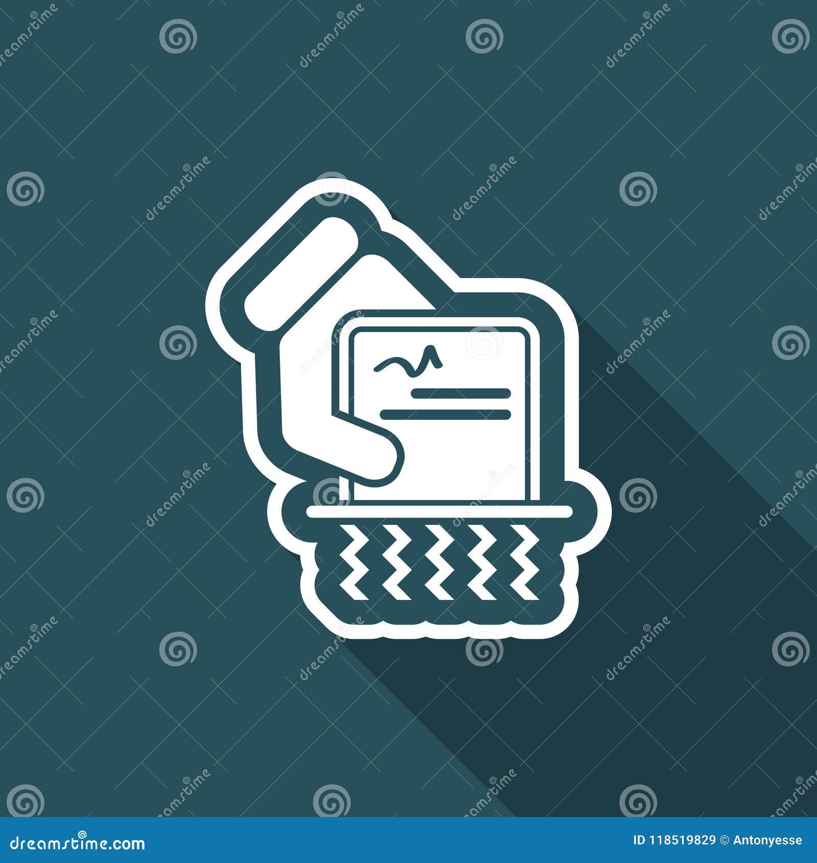 Destroy official documents stock vector. Illustration of machine ...