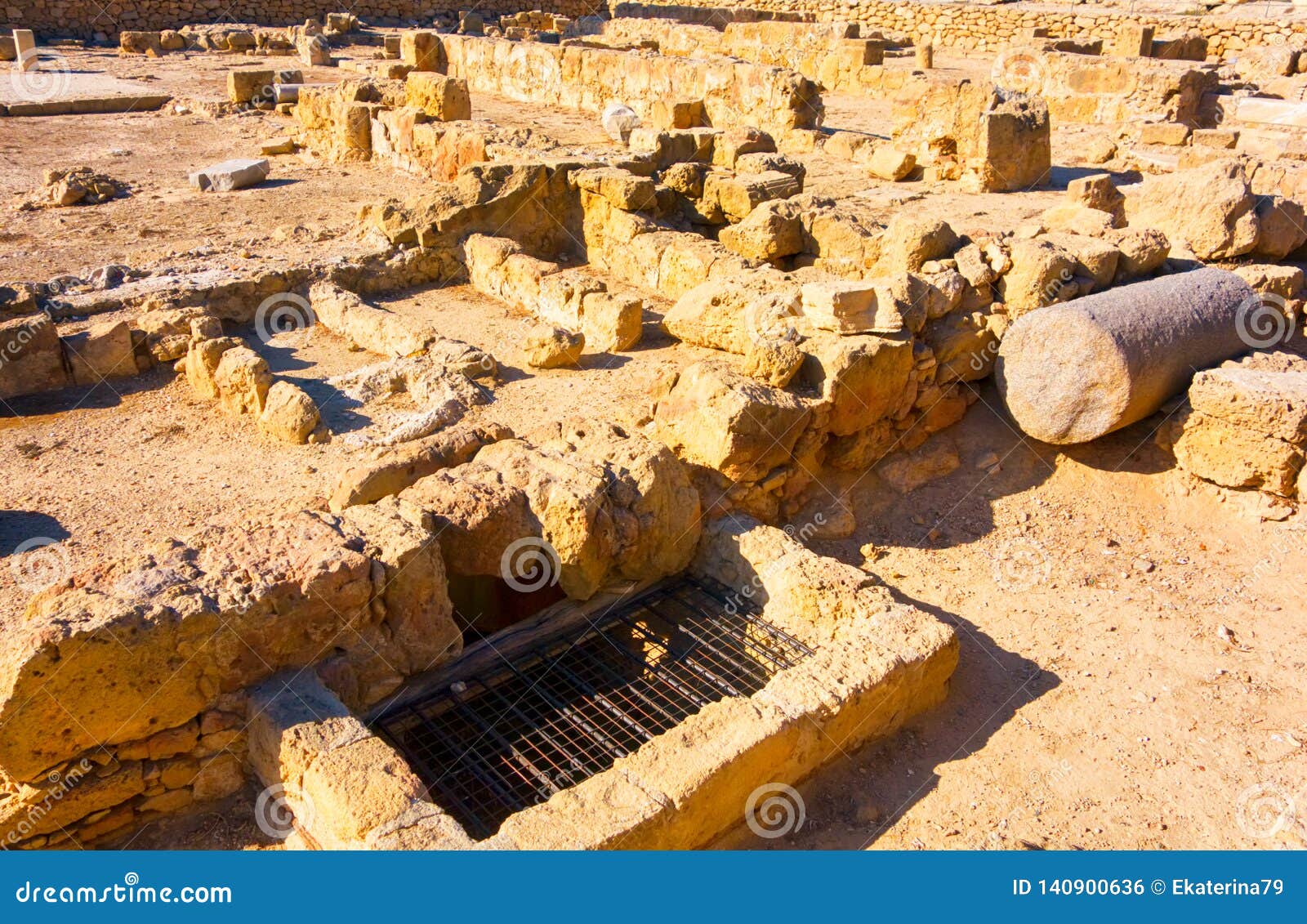 Destroyed Ancient Stone Ruins Stock Photo - Image of place, archaeology ...