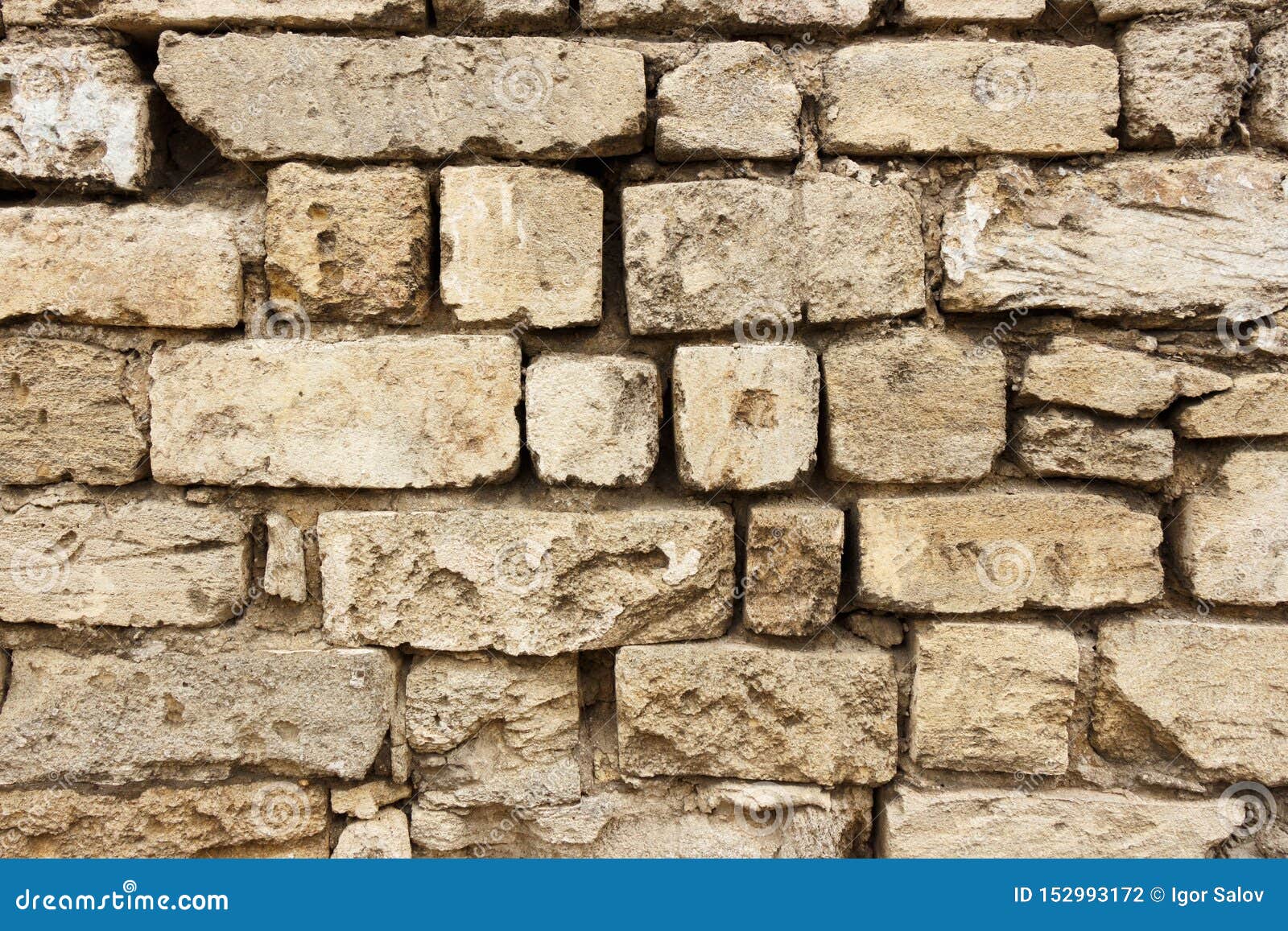 Destroyed Bricks. Laying of Old Destroyed Bricks. Vintage Background ...