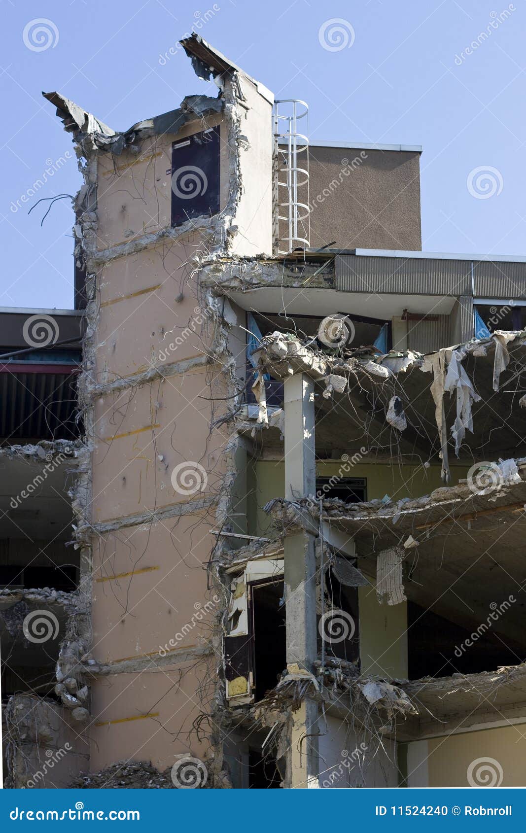 Destroyed building stock photo. Image of disaster, environment - 11524240
