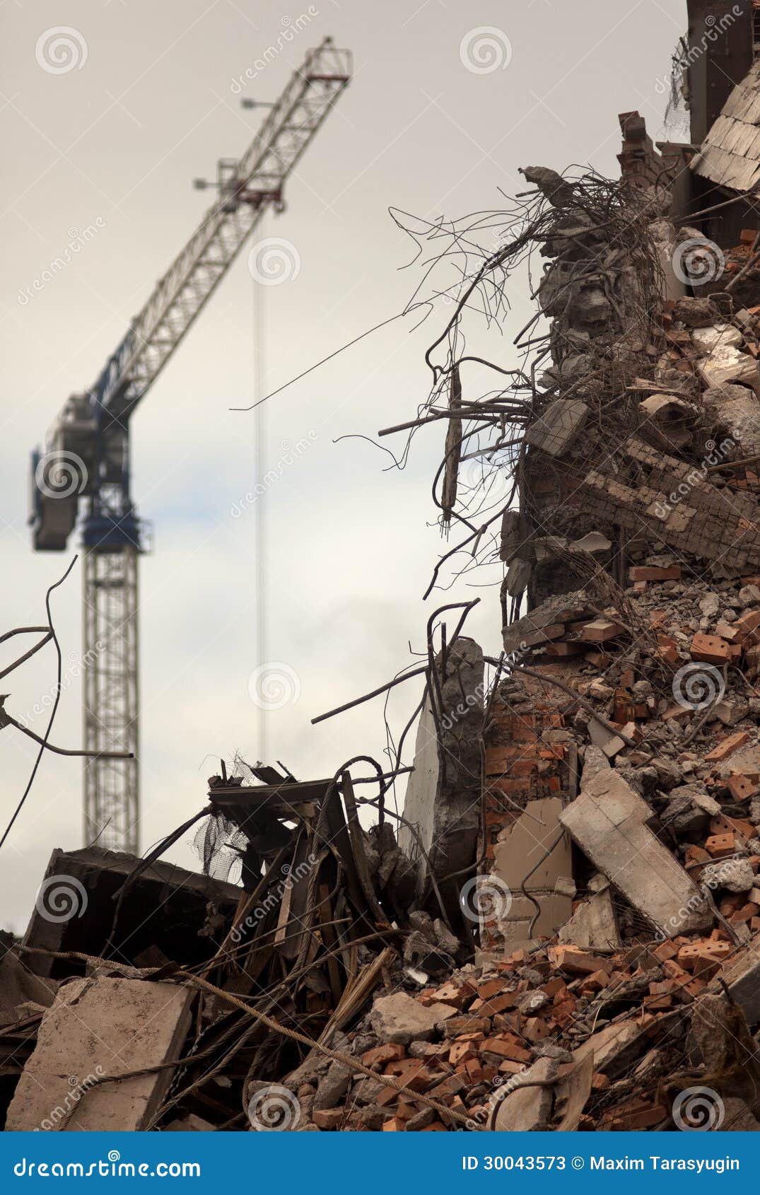 Destroyed building stock image. Image of damage, break - 30043573