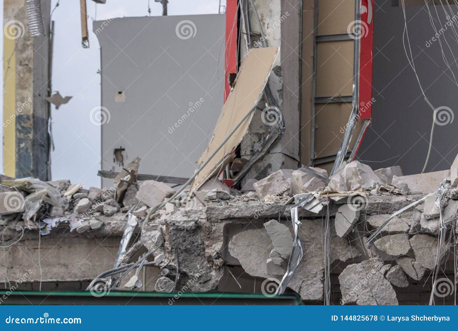 Bombed out building stock photo. Image of architecture - 144825678