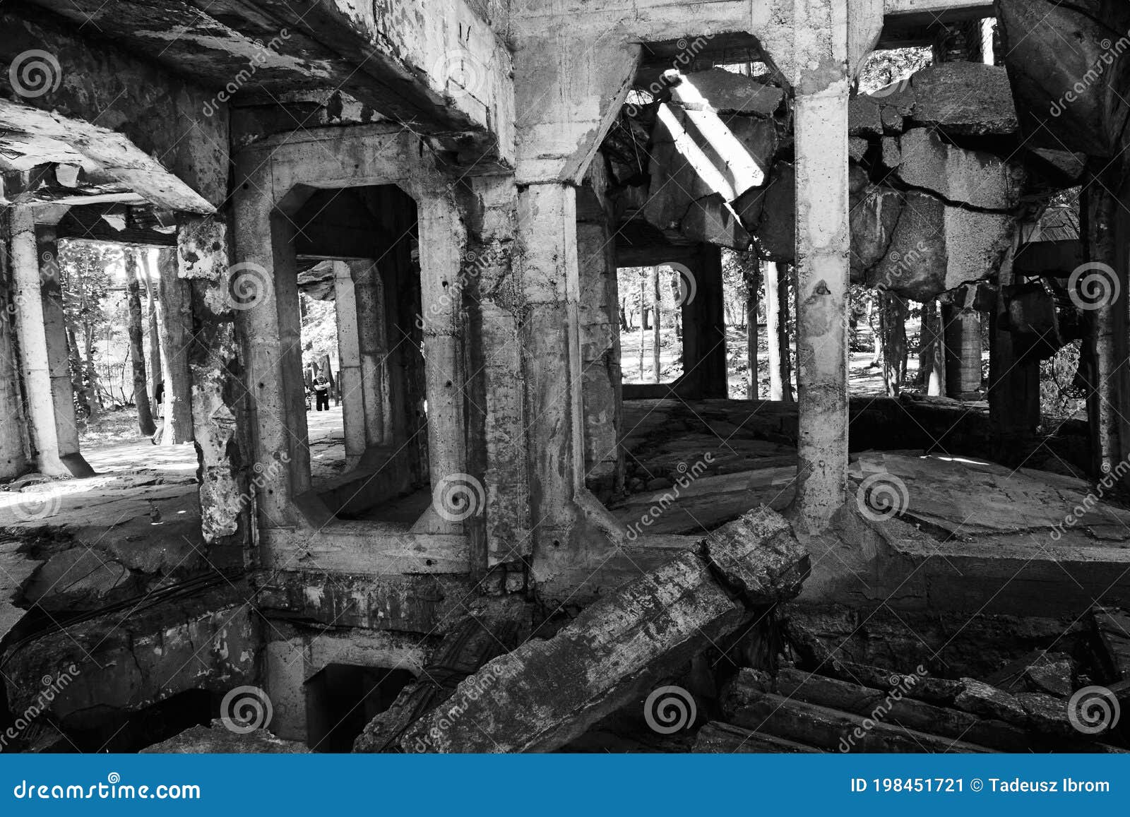 Destroyed bunker editorial photo. Image of battle, damage - 198451721