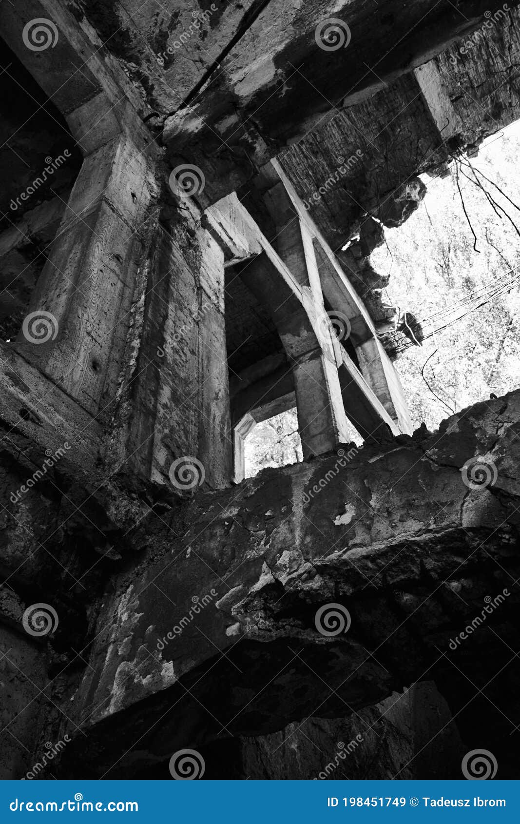 Destroyed Bunker Of World War II Royalty-Free Stock Photo ...