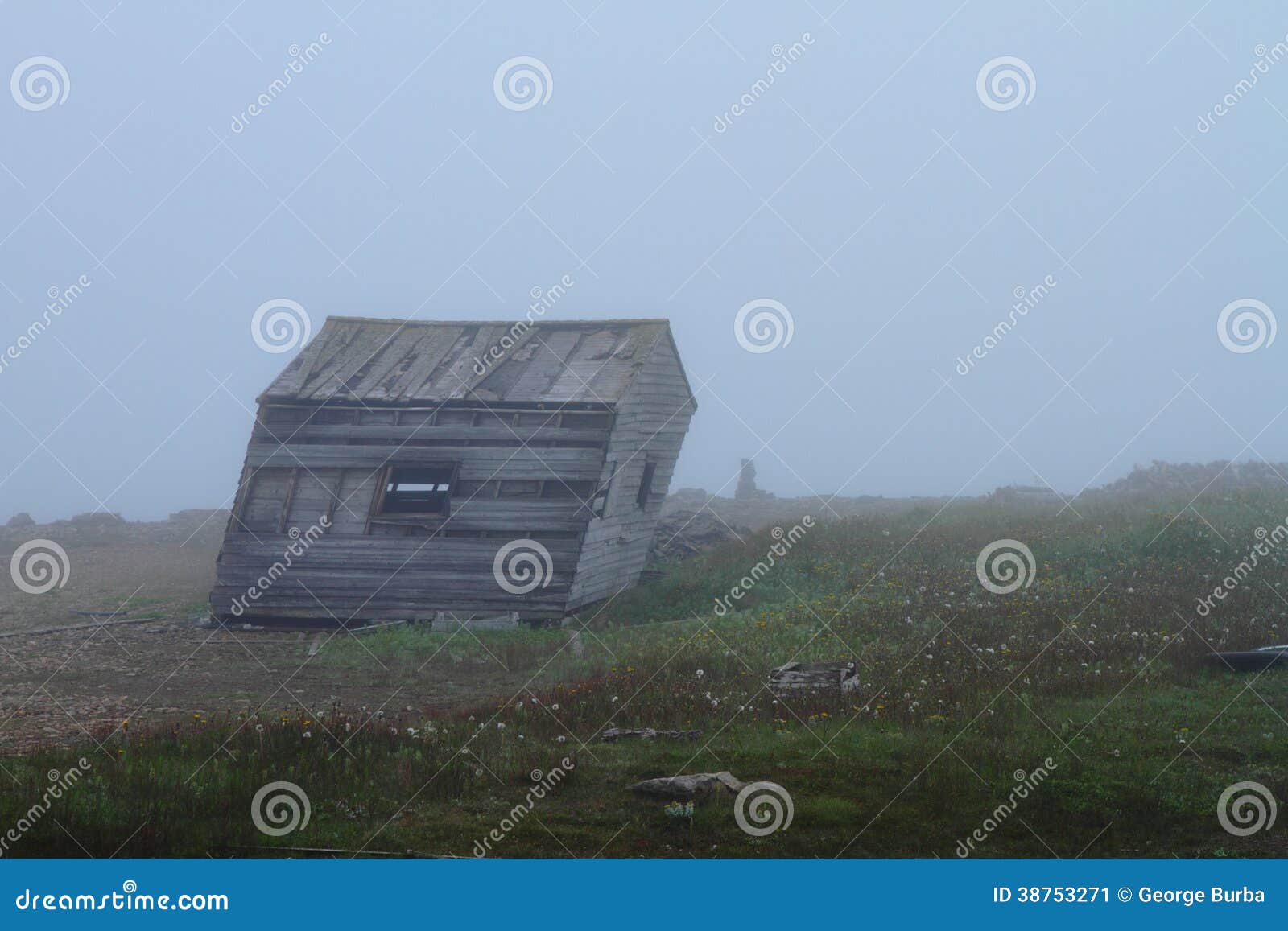 Destroyed cabin stock image. Image of meadow, nature - 38753271