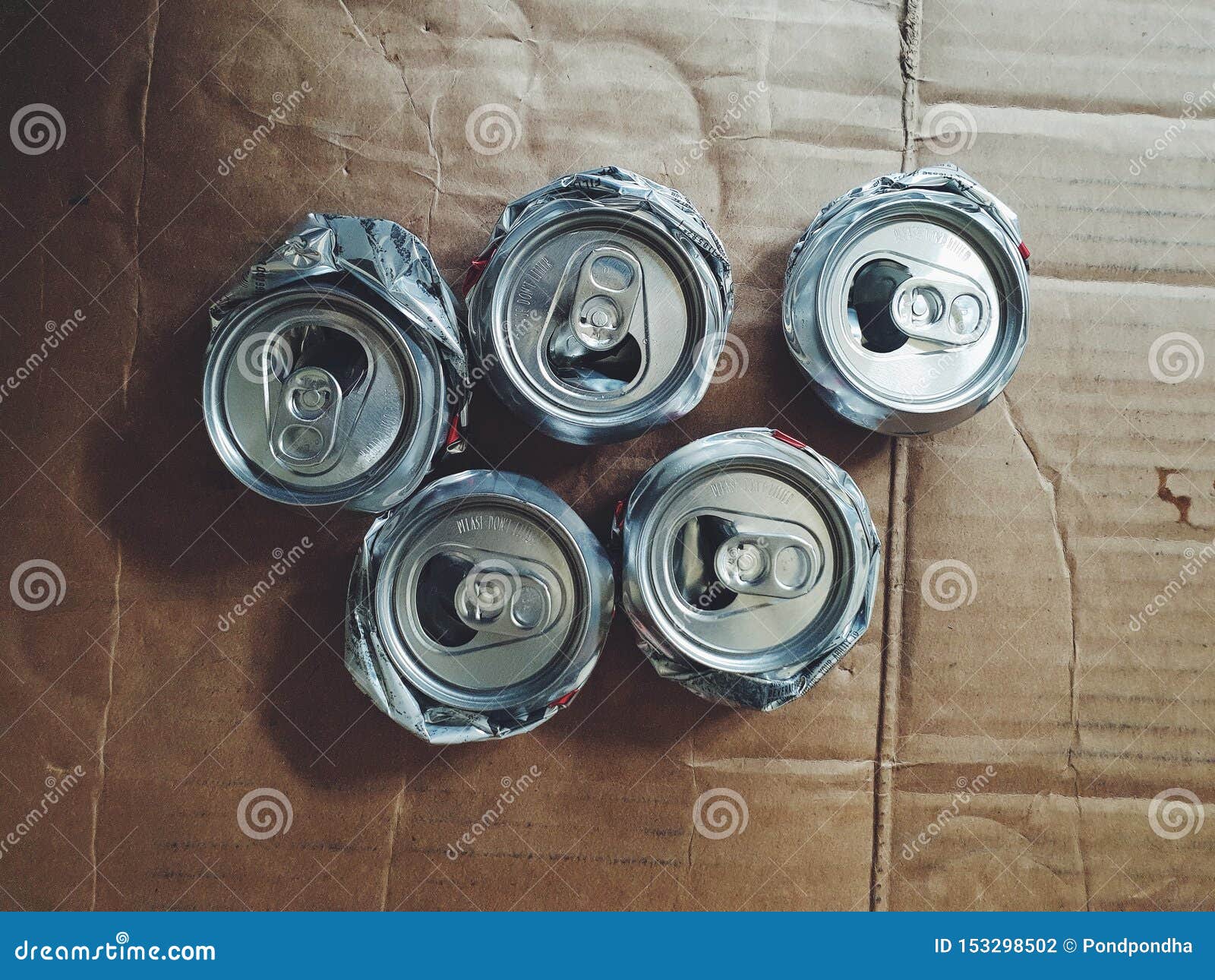 Destroy Can for Reduce Space To Put in Garbage 08 Stock Photo - Image ...