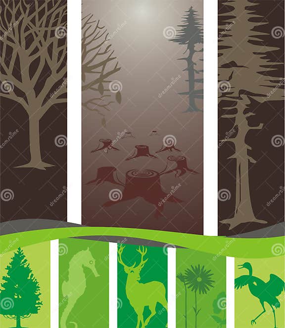 Destroyed environment stock vector. Illustration of dirt - 14785220