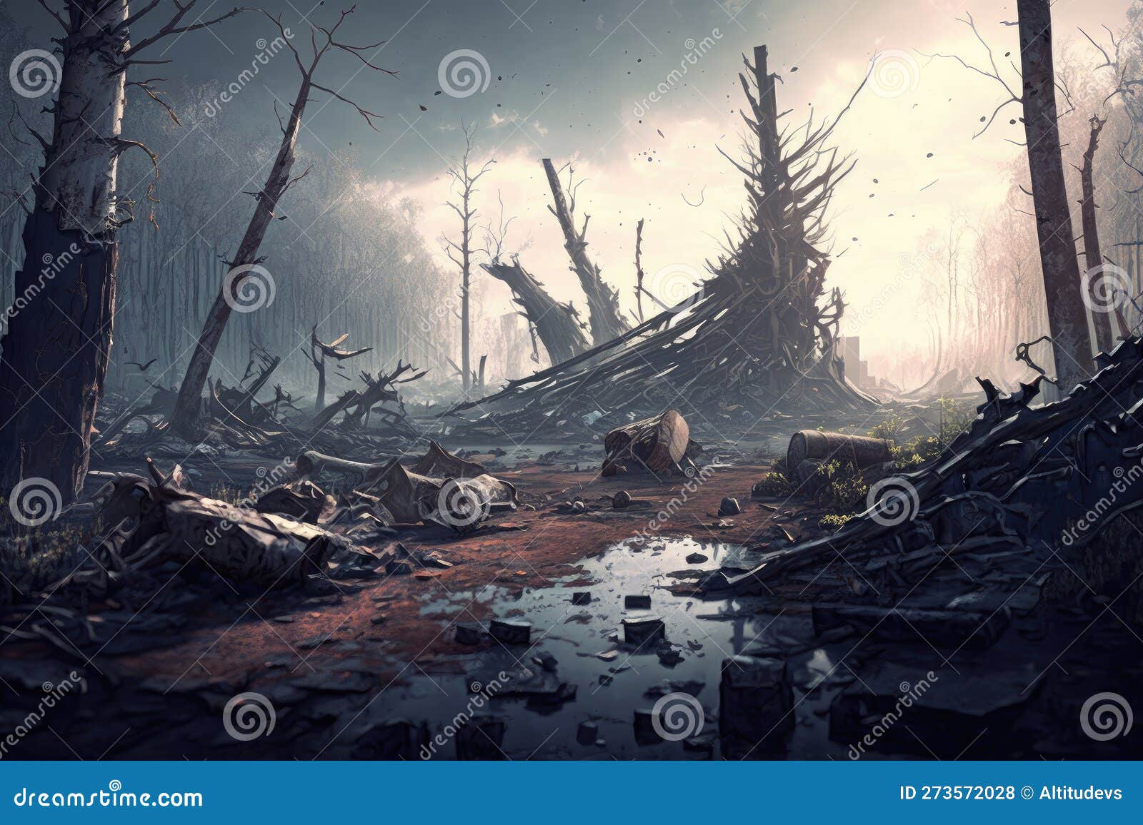 Destroyed Environment