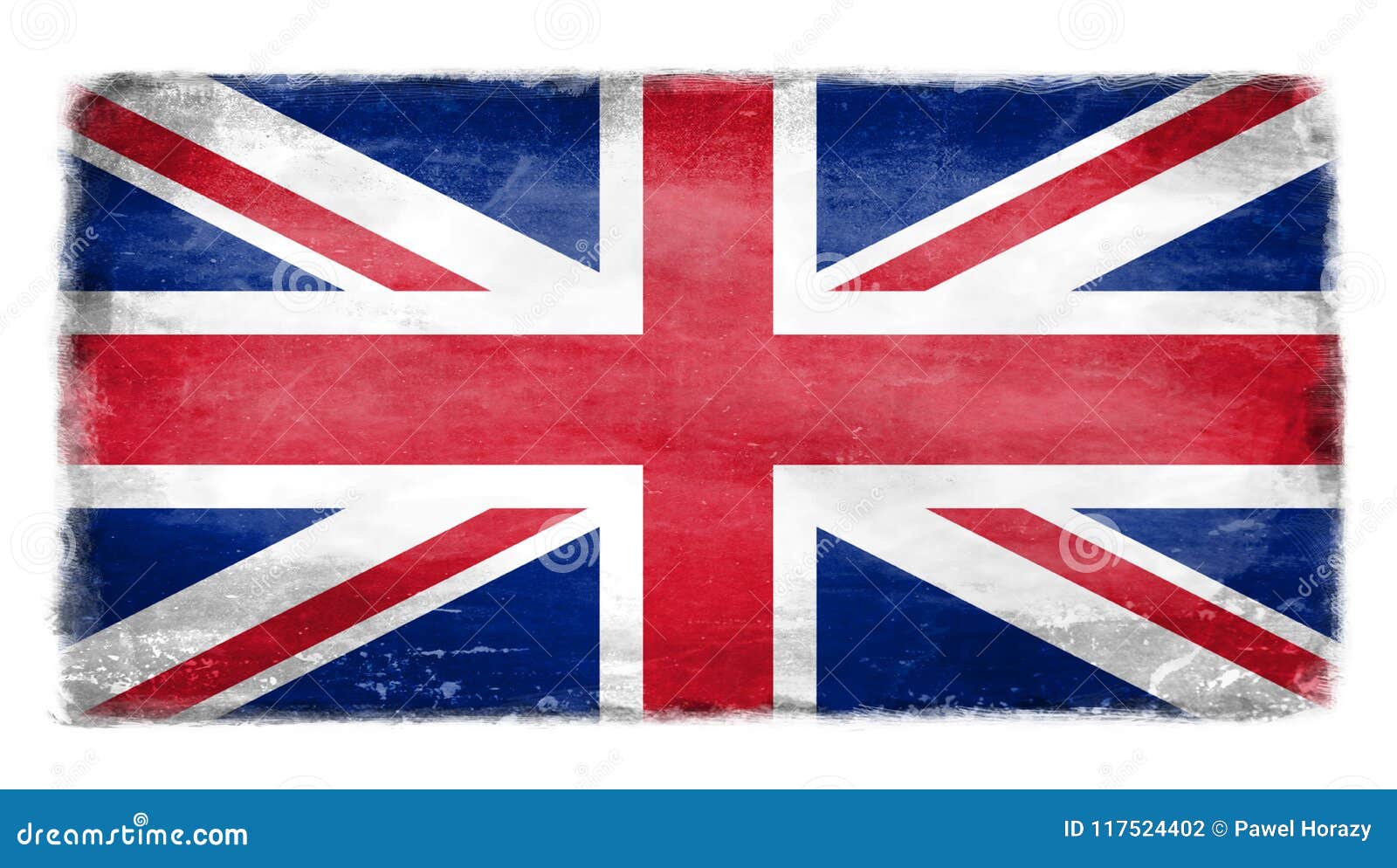 Destroyed Great Britain Flag Stock Illustration - Illustration of ...