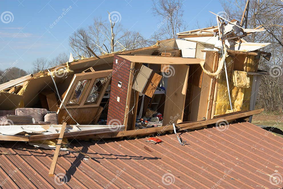 Destroyed Home stock image. Image of flooding, hurricanes - 352547