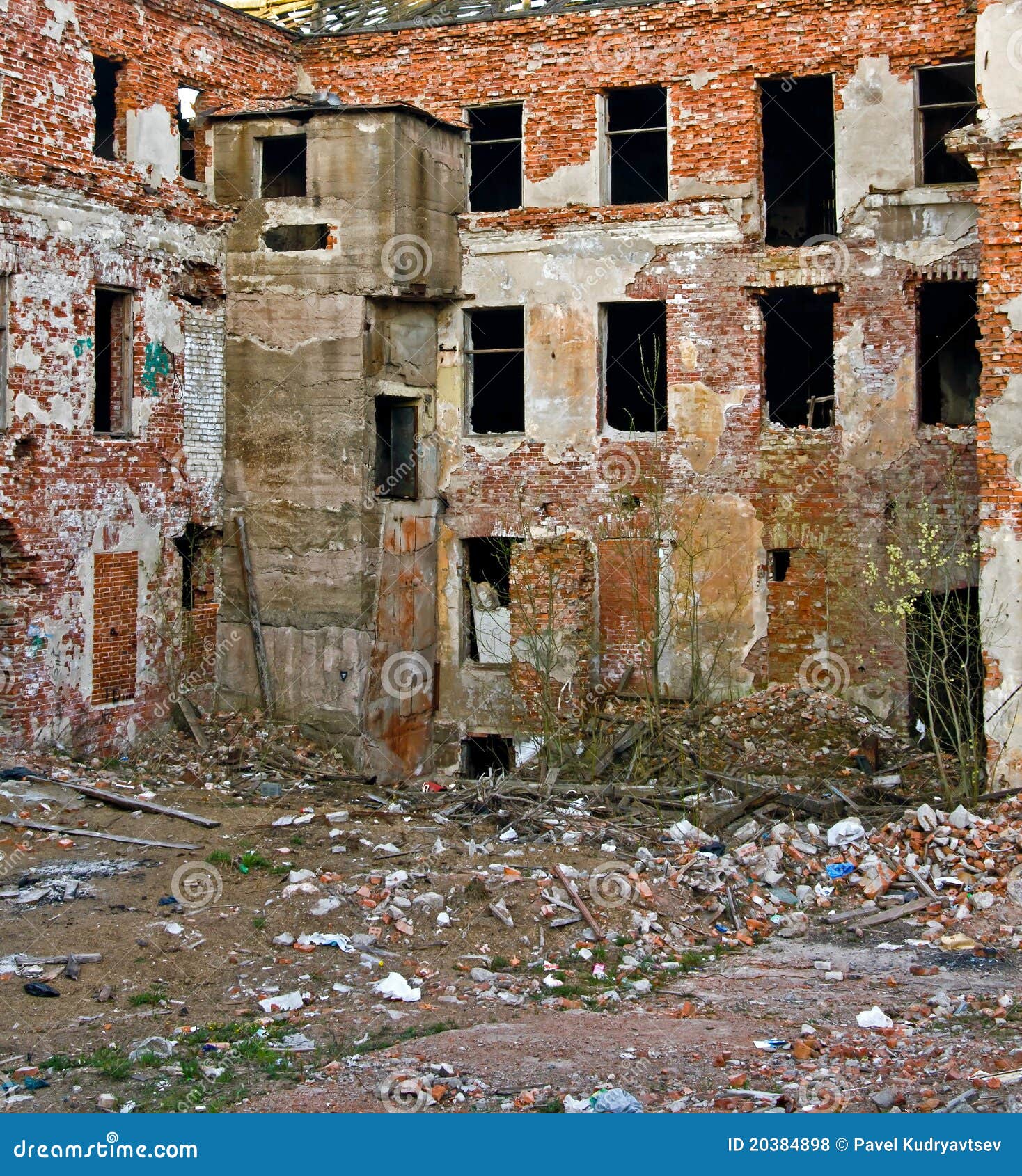 Destroyed house stock photo. Image of dark, insurance - 20384898