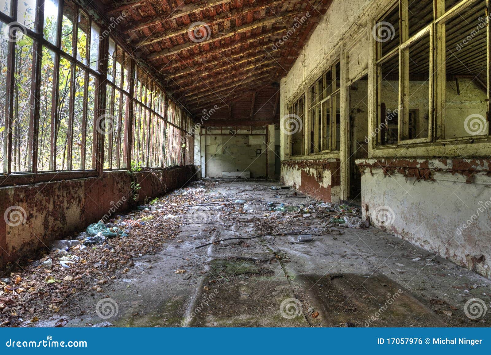 Destroyed Inside the Building Stock Photo - Image of disaster, decay ...