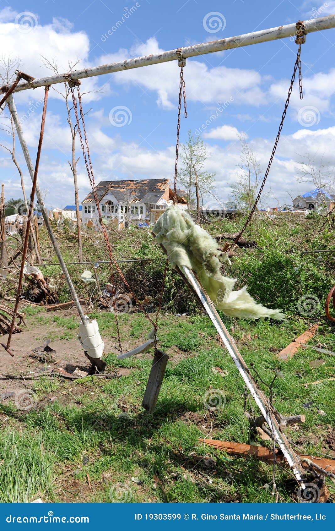 Destroyed Playground editorial stock image. Image of destruction - 19303599