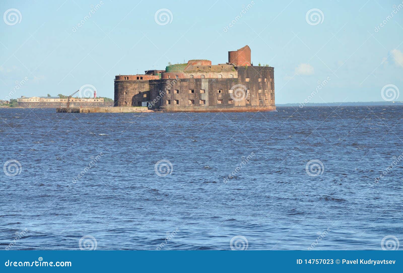Destroyed sea fort stock image. Image of architecture - 14757023