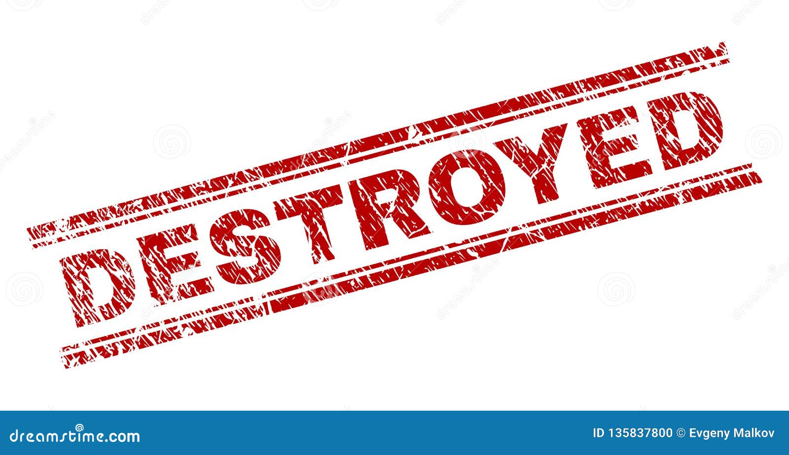 Scratched Textured DESTROYED Stamp Seal Stock Vector - Illustration of ...